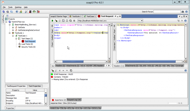 Test A Wcf Service With Soapui Bjdejong Blog 
