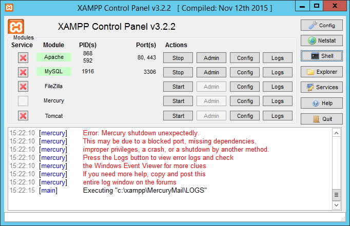 XAMPP Installing And Using It On Windows 2012 R2 Bjdejong BLOG